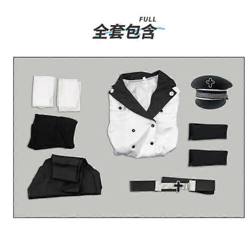 (S-med hatt) Akame ga Kill Cosplay Kostym Esdeath Anime Cosplay Outfit ...