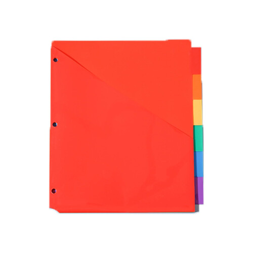 Tab Binder Divider Set - Rainbow Thick Dividers for 3-Ring Binders ...