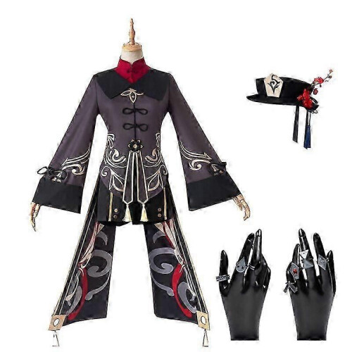 (S-costume)Genshin Impact Hu Tao Cosplay Costume HuTao Chinese Style ...