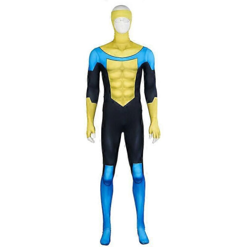 (180-1) Invincible Cosplay Kostuum Full Body Spandex Pak Heldenoutfit ...