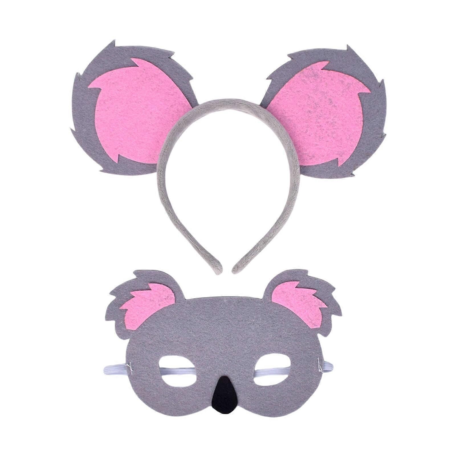 (naamiopanta) Lasten Halloween Koala-asu eläinnaamiolla ja pannalla ...