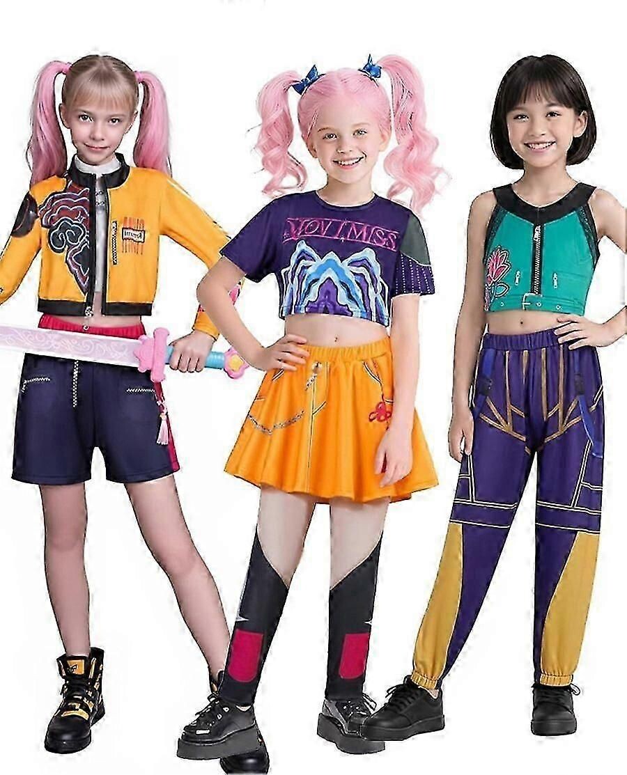 (Mira-110) Disfraz de cosplay de Kpop Demon Hunters: Rumi, Mira y Zoey ...