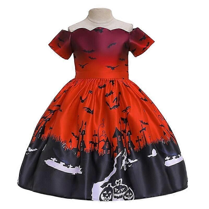 (S-1) Nuevo disfraz de vampiro para cosplay, vestido de calabaza y ...