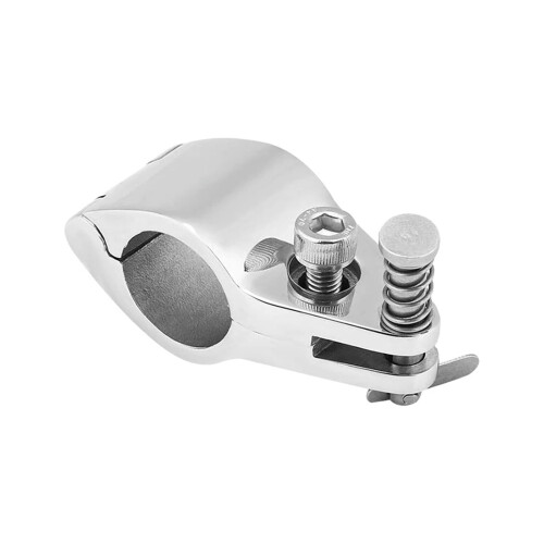 Stainless Steel 316 Bimini Top Hinged Jaw Slide Clamp Fitting with Pin ...