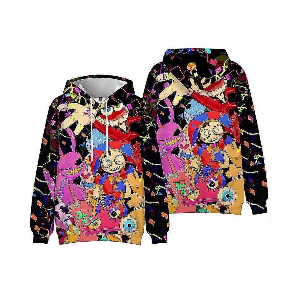 (15-16 Years,1)THE AMAZING DIGITAL CIRCUS Print Boys Girls Hooded ...