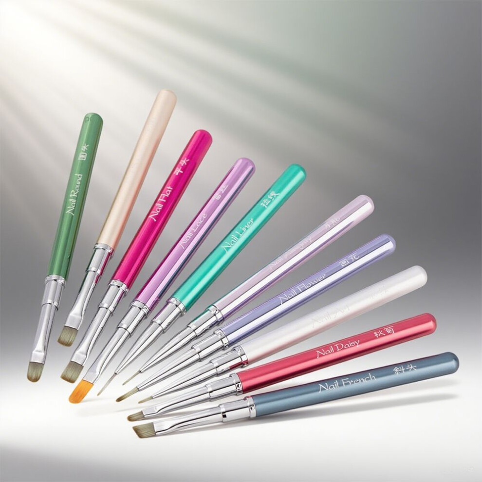 (Type#9) Baoshiman New Nail Pen Beginners Available Color Painting ...