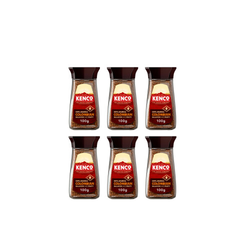 Kenco Origins Colombian Instant Coffee 100g Pack of 6 Jars Total 600g ...
