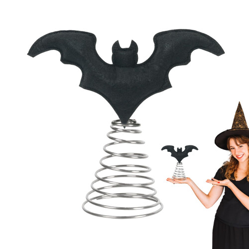 Bat Tree Topper - Halloween Bat Decoration for Indoor Trees, Fireplace ...