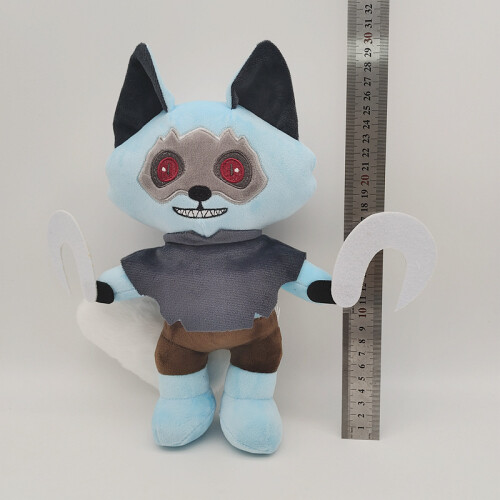 (Blue wolf plush, 30cm, 137g) New Puss in Boots Death Plush, Cat in ...