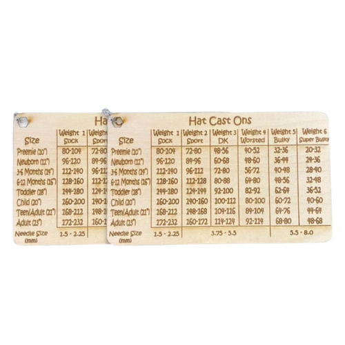 Hat Cast on Chart Tool, Easy- Calculator for Knitting Projects on OnBuy