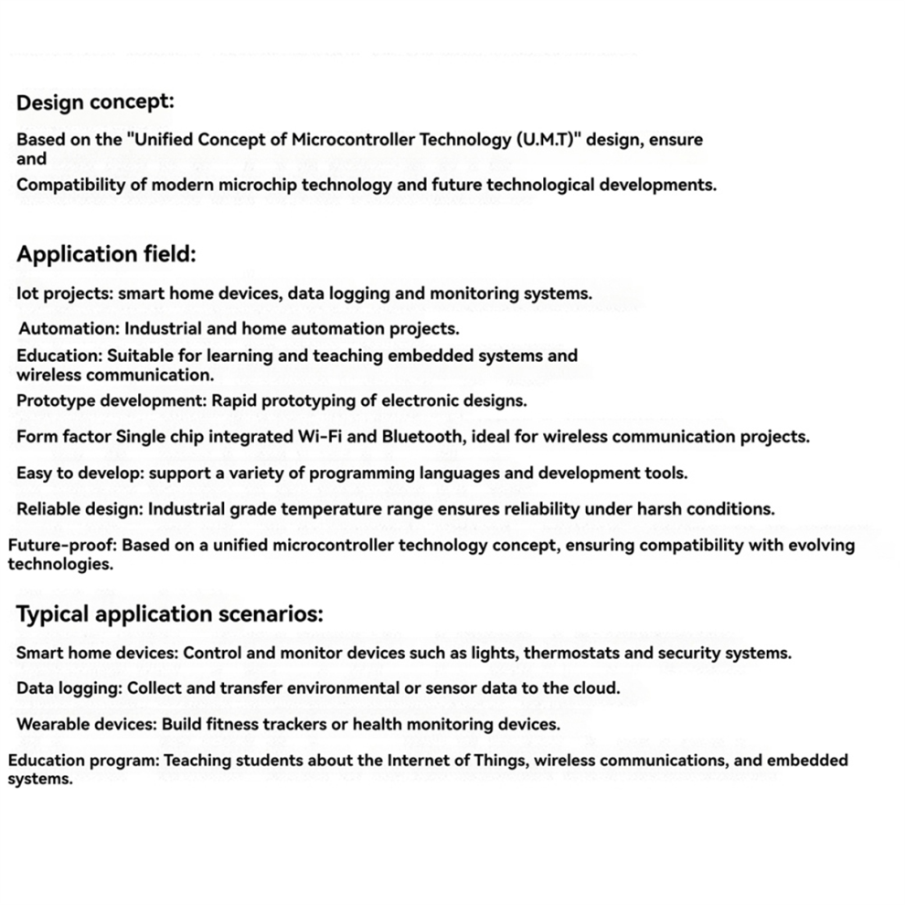 Kit Nano Module ESP32 Double Wi-Fi et Bluetooth Portée étendue 100 m on ...