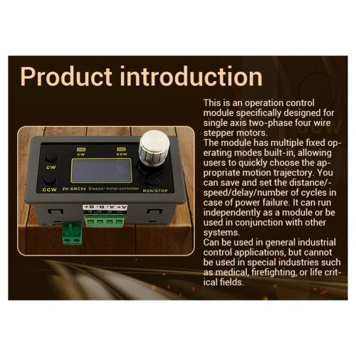 Motor paso a paso SMC04 de 6,6 A, 42 57, control de avance y retroceso ...