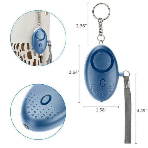 (5 Color Combination)Personal Alarm With LED Light 120DB Anti Lost Wolf ...