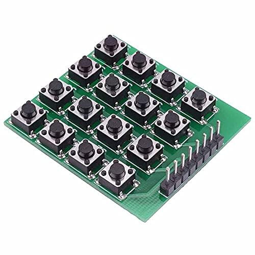 4 x 4 Matrix Keyboard Keypad Expansion Module 16 Button Compatible with ...