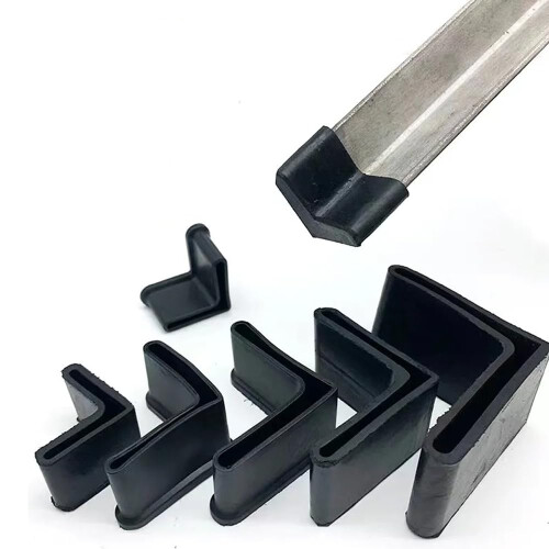 20Pcs 50mm x 50mm / 2"""" x 2"""" L Shaped Rubber Angle Iron Caps ...