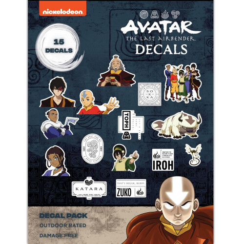 Avatar The Last Airbender Decals Set of 15 Anime Vinyl Stickers for Car ...