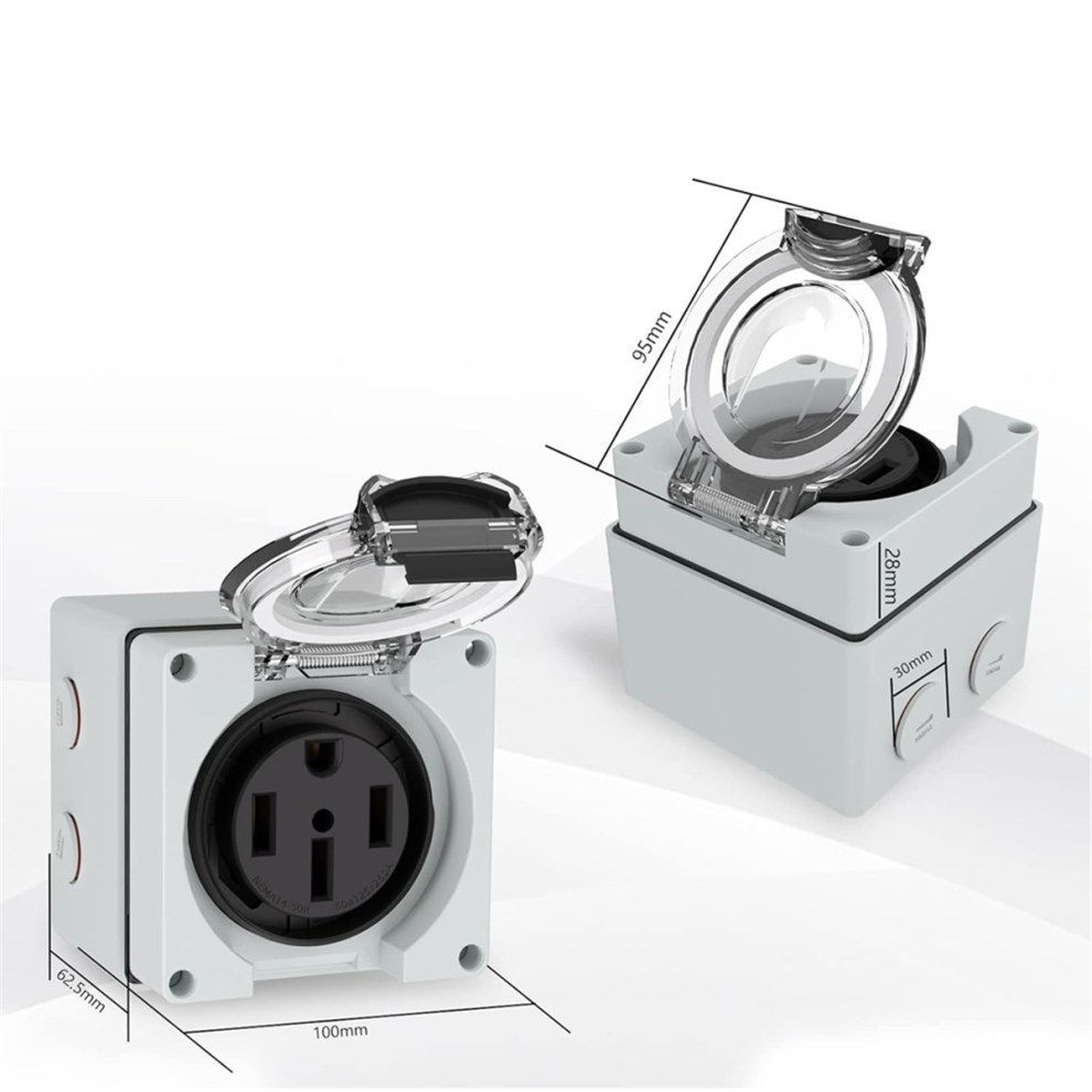 Boîtier de prise de courant 50 A, prise NEMA 14-50R 125/250 V on OnBuy