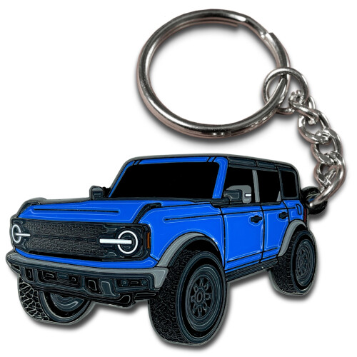 FOUR WHEEL BEAST Bronco Keychain Accessories 2023 4 door key chain Fob ...