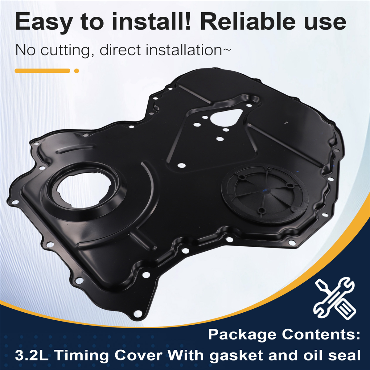 Kit de tampa de distribuição dianteira 3.2L com junta e vedação de óleo ...