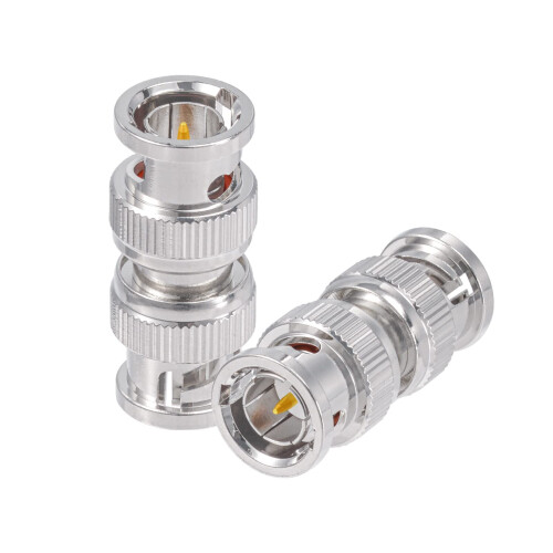 BNC Male to Male SDI Barrel Connector Adapter 75 Ohm Coax Coupler for ...