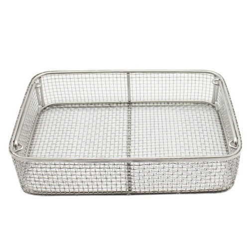 Stainless Steel Instrument Sterilization Baskets 40x20x7cm, Medical 304 ...
