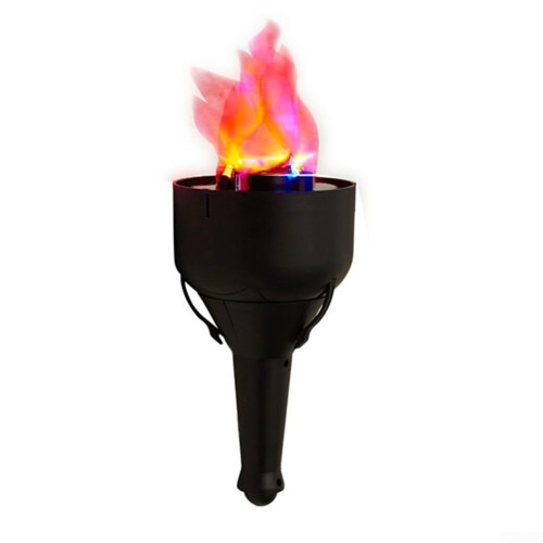 3D LED Fake Fire Flame Light, 4-in-1 Battery Operated Electronic Torch ...