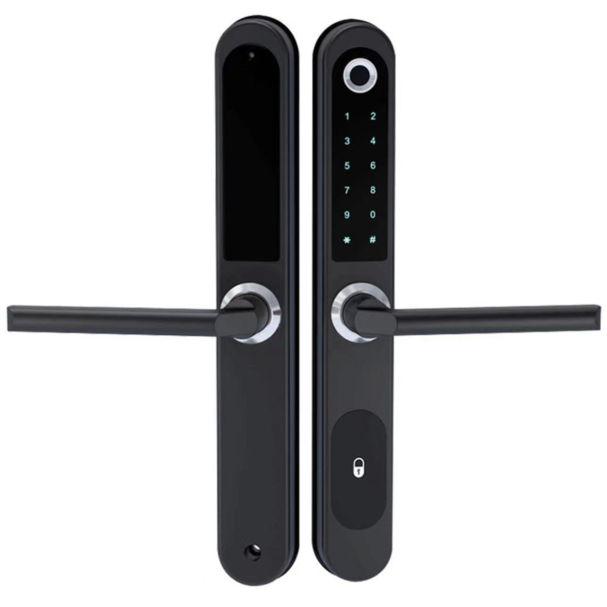 Serrure de porte intelligente Tuya, empreinte digitale, biométrique ...