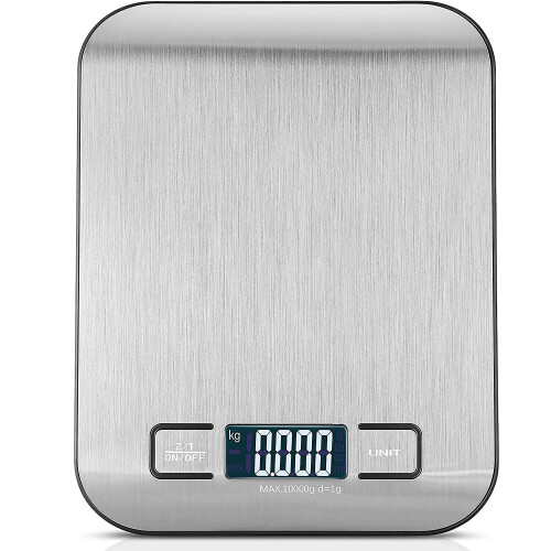 Torchtree Kitchen Scales Digital 22lb10kg Ultra Thin FoodCookingBaking ...