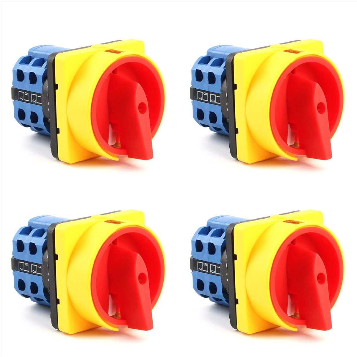 Interrupteurs d'isolement 4 pôles 20 A, cadenas, 48 x 48 mm ...