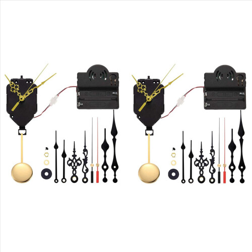 2X Quartz Pendulum Trigger Clock Movement with 8Pairs Clock Hands on OnBuy