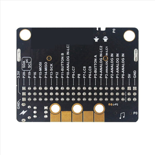 2X para placa de expansão Microbit IO BIT V2.0 placa adaptadora ...