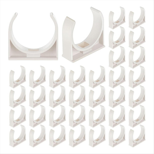 50 Pack 2 inch U-Shaped PVC Pipe Clips for Pex Tubing Support on OnBuy