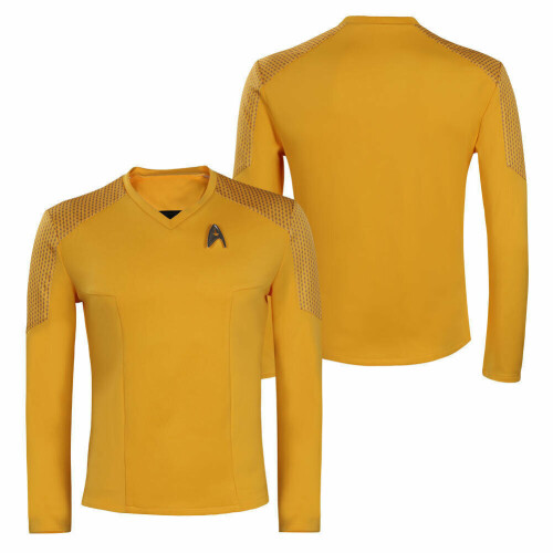(Star Trek V-neck yellow, S) Star Trek Strange New Worlds cosplay ...