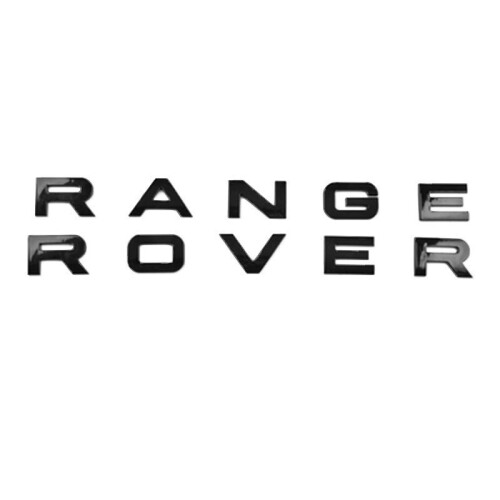 (Bright Black) Rover Range Logo Decals In Matte And Glossy Options For ...