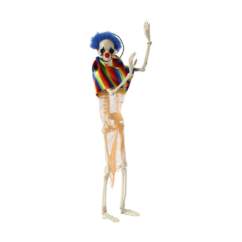 (Blue) Halloween Skeleton Life Size Posable Joints Skeletons Life Size ...