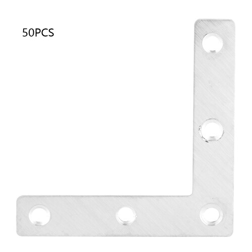 50pcs Stainless Steel L shaped Corner Plate on OnBuy