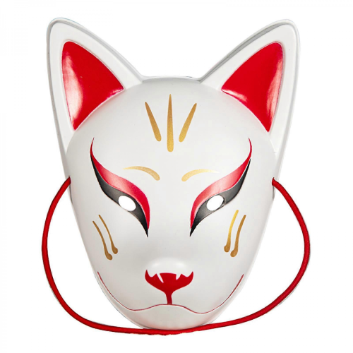 Kitsune Mask,Traditional Japanese Cosplay Cats Mask Costume Foxes ...