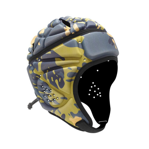 Soft Helmet For Adults Adjustable Padded Rugby Headgear Soccer Scrum ...