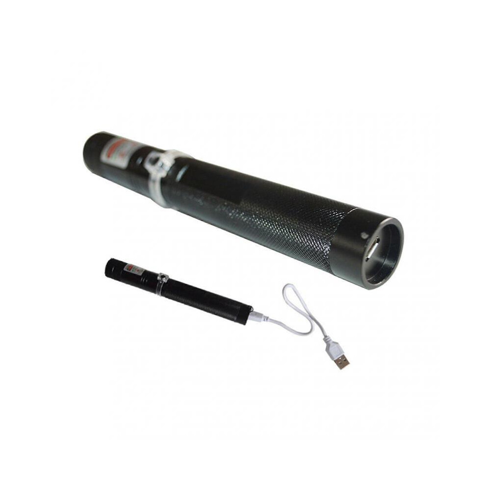 USB Rechargeable Laser Pointer Green Light Metal Laser Pen for ...
