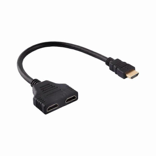 RYRA HDMI Splitter Adapter Cable Dual Port Y Splitter 1 In 2 Out HDMI ...