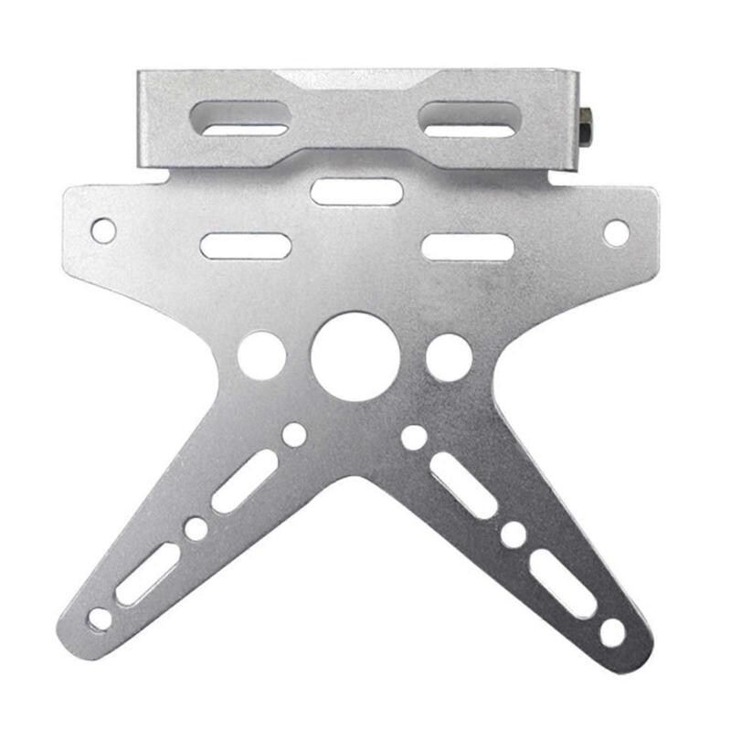 (Silver) general Motorcycle & Electric Bike License Plate Stand with ...