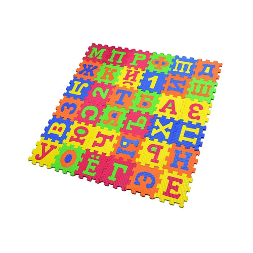 Interactive Russian Alphabet EVA Foam Floor Play Mat Multicolored on OnBuy