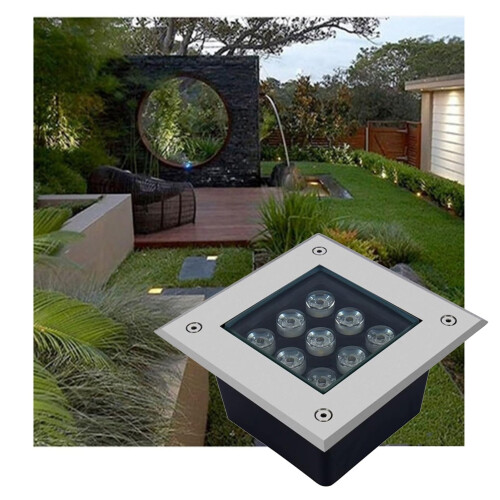 Outdoor Ground Light IP66 AC85-110V LED Underground Light Square ...