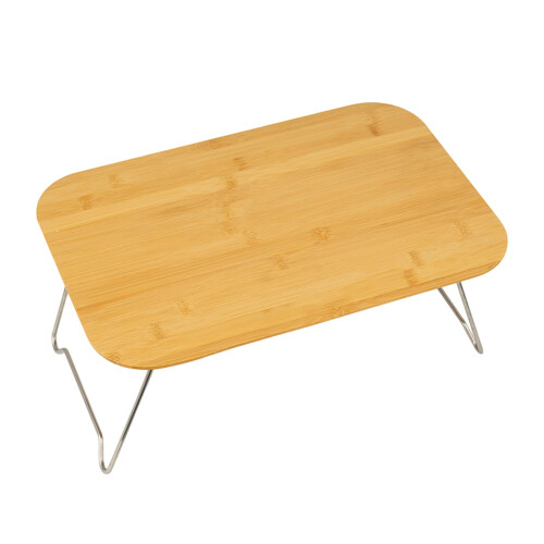 Folding Table Wood Picnic Cooking Desk Portable Computer Reading Desk ...