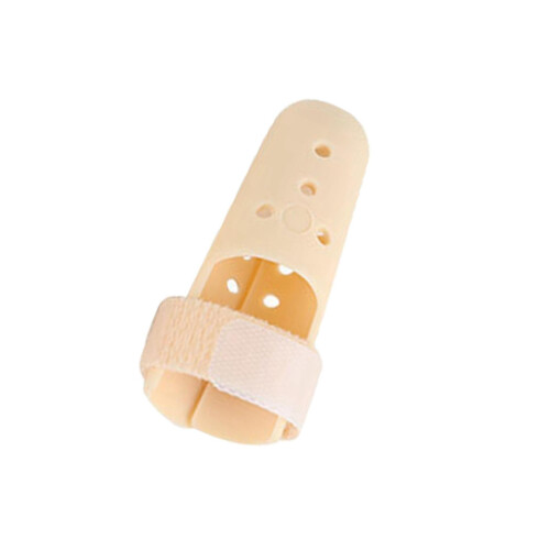 (Skin Color, 38 to 42mm Finger) Plastic Finger Splint Brace Recovery ...