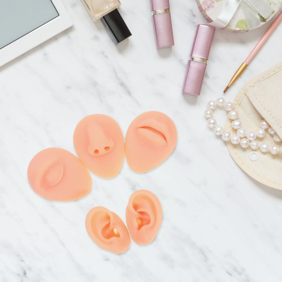 silicone piercing practice models for ear nose lip body parts 1 set on ...