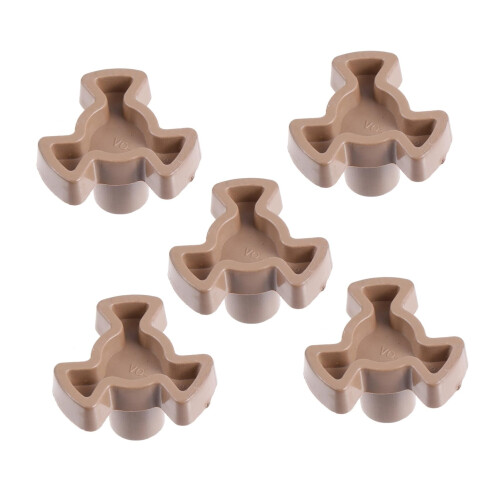 Microwave Oven Turntable Coupler 5 Piece Plastic Rotating Cores ...