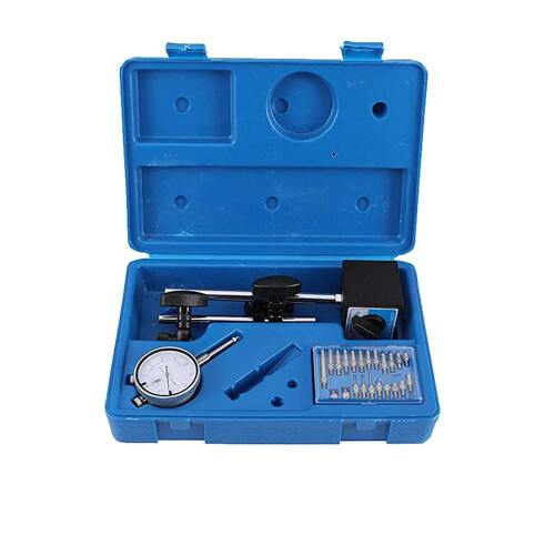 Dial Indicator With Magnetic Holder, 0-10mm Range, Magnetic Stand Base ...