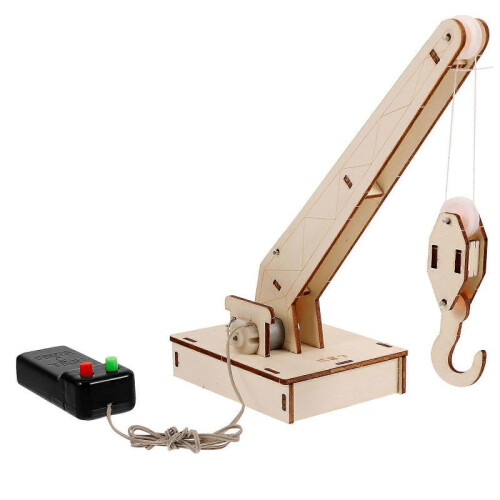 1 Set Crane Learning Kit STEM Educational DIY Model Assembly for ...