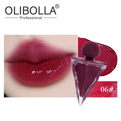 (Type#6) Olibolla Water Light Mirror Triangle Bottle Lipstick Lipstick ...